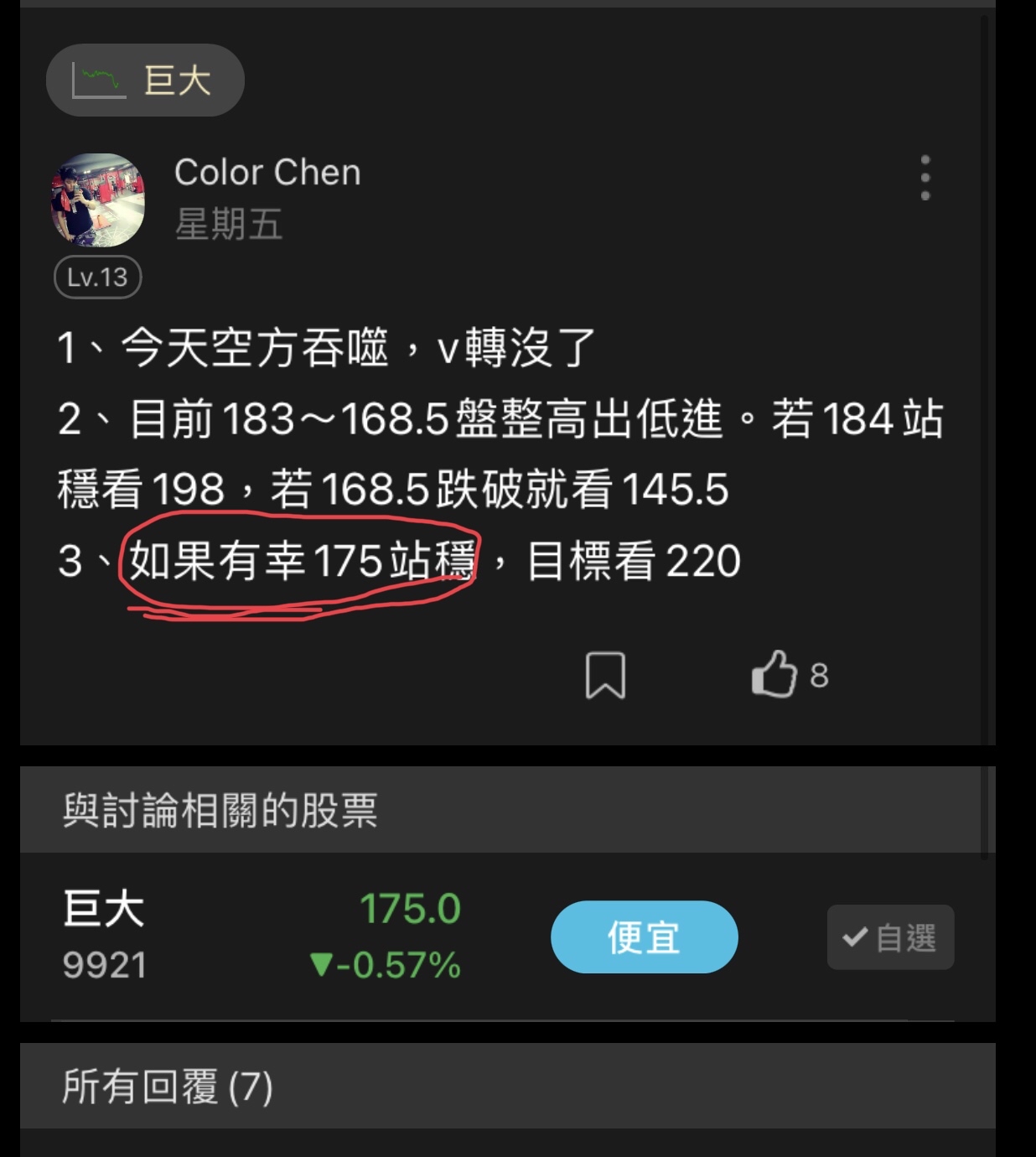 9921 巨大 - 🥴 🫲🔮 ...｜CMoney 股市爆料同學會