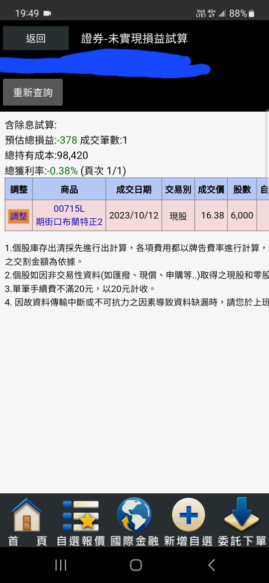 00715L 期街口S&P布蘭特油正2 - 不要跟，買到崩盤，我買過的，必...｜CMoney 股市爆料同學會