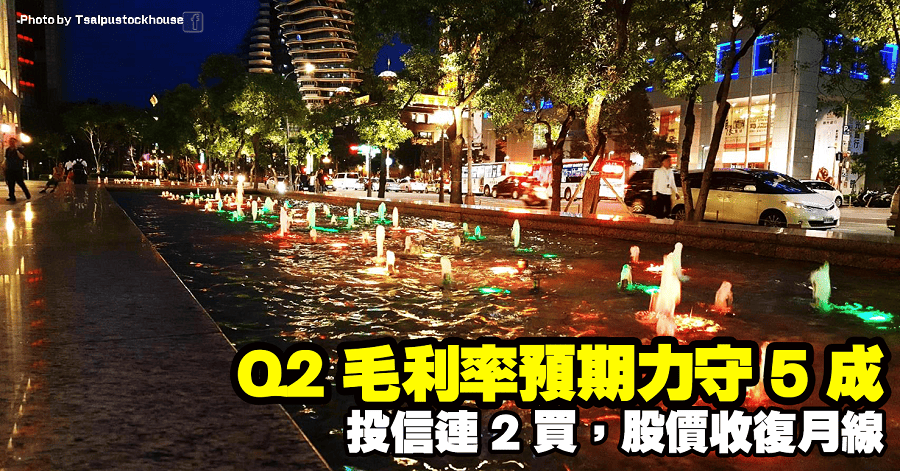 Q2 毛利率預期力守 5 成，投信連 2 買，股價收復月線-蔡誠圃 | CMoney投資網誌