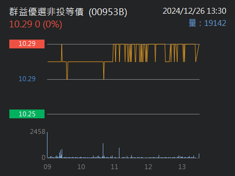 00953B 群益優選非投等債 - 113/12/26 ETF 除息日 領息日 市價 每股月...｜股市爆料同學會