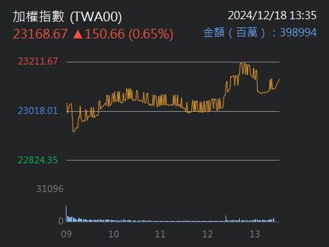 TWA00 加權指數 - 工商時報晨訊 2024/12/19 Fed年末大戲，台...｜CMoney 股市爆料同學會